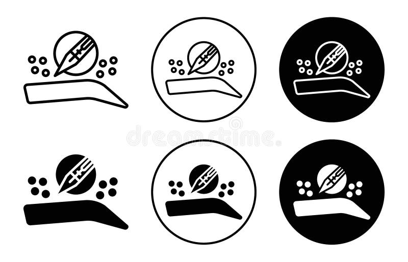 Powder brows icon stock vector. Illustration of background - 325375341