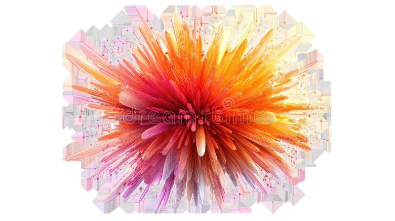 Powder Color Explosion on White Background Stock Image - Image of ...