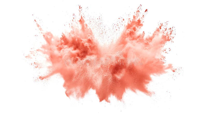 Powder Color Explosion on White Background Stock Photo - Image of ...