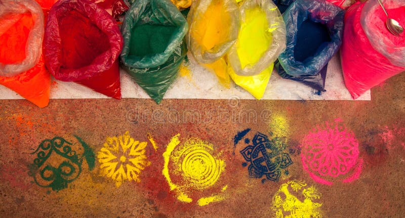 Powder Colors stock image. Image of texture, yellow, colourful - 62138399
