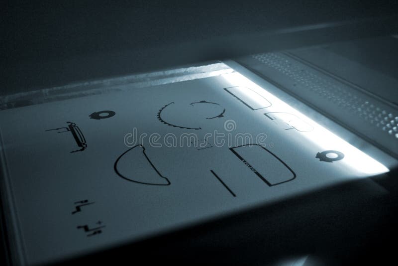 Powder 3D Printer Printing Models from White Powder Polyamide Close-up ...