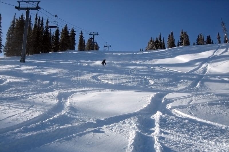 Powder day stock photo. Image of diamond, fluffy, winter - 630506