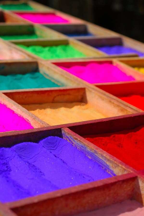 Powder Dyes stock image. Image of assortment, assorted - 3447415