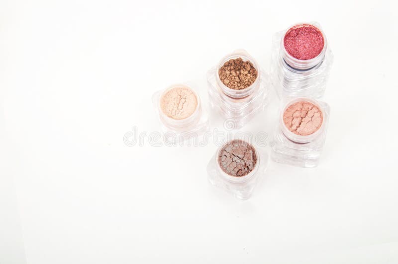 Powder eye shadows stock image. Image of powder, container - 34362525