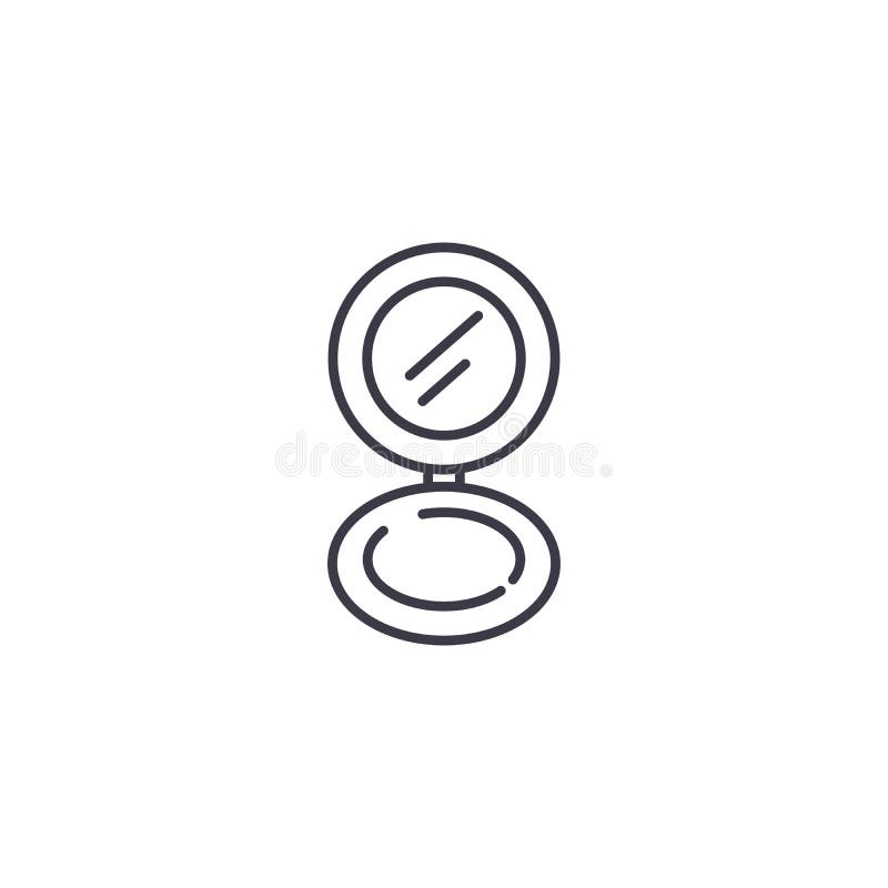 Powder Linear Icon Concept. Powder Line Vector Sign, Symbol ...