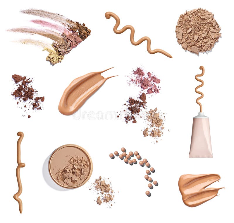 Powder Liquid Make Up Beauty Stock Illustration - Illustration of ...