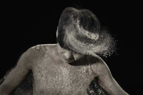 Powder Man stock image. Image of powerful, power, male - 41316811