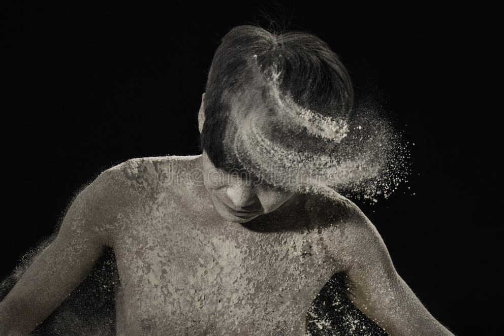 Powder Man stock image. Image of powerful, power, male - 41316811