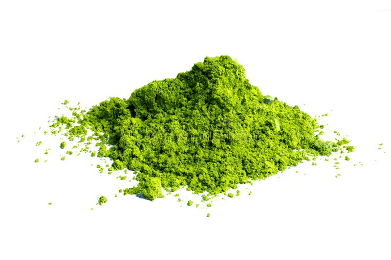 Powder of Matcha Isolate on White, High Quality Image Stock Photo ...
