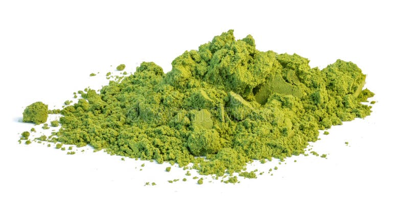 Powder of Matcha Isolate on White, High Quality Image Stock Image ...