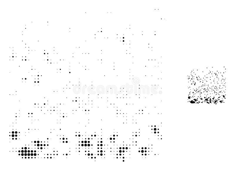 Powder Participles Halftone Dot Icon Stock Vector - Illustration of ...