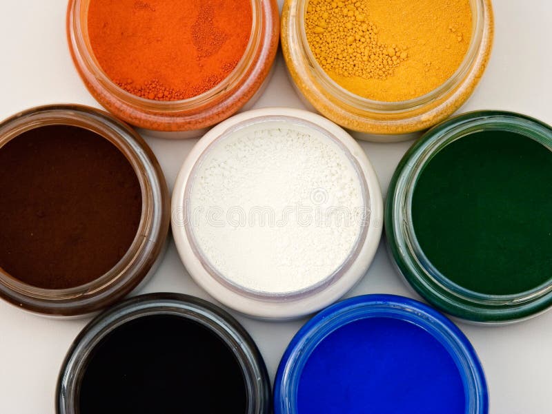 Pigmet colors stock photo. Image of pigments, artist - 19196258
