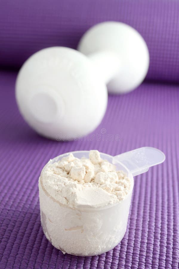 Powder protein at the gym stock photo. Image of lifestyle - 13150906