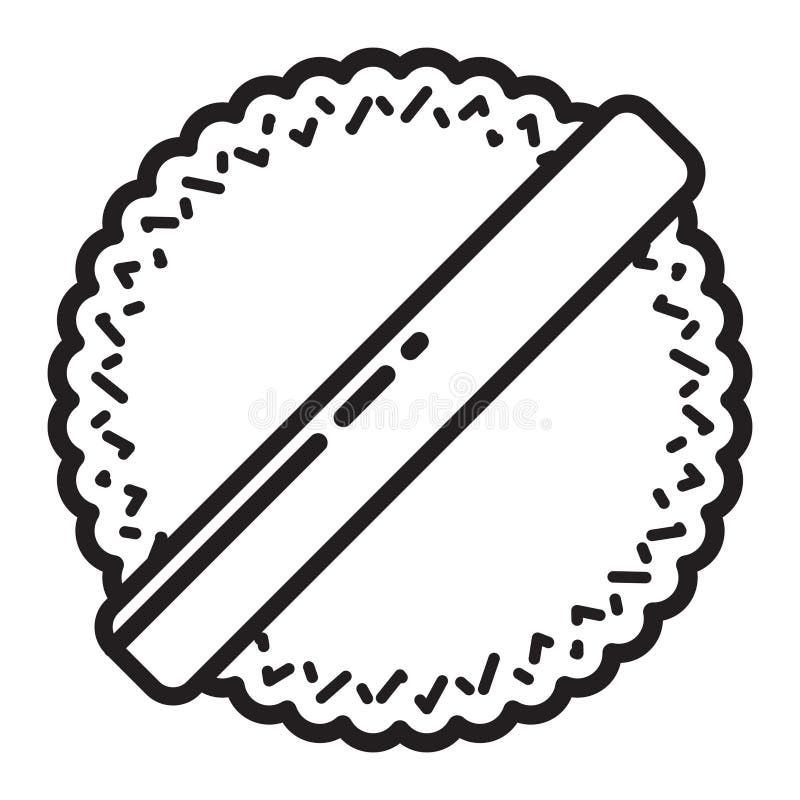 Powder Puff. Vector Illustration Decorative Design Stock Vector ...