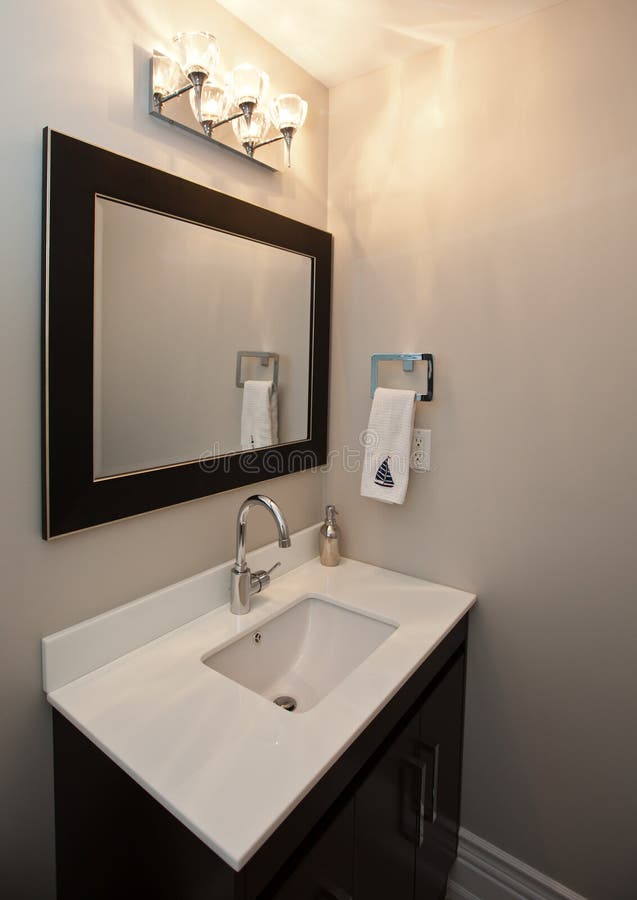 Powder room stock image. Image of powder, window, decorate - 21425413