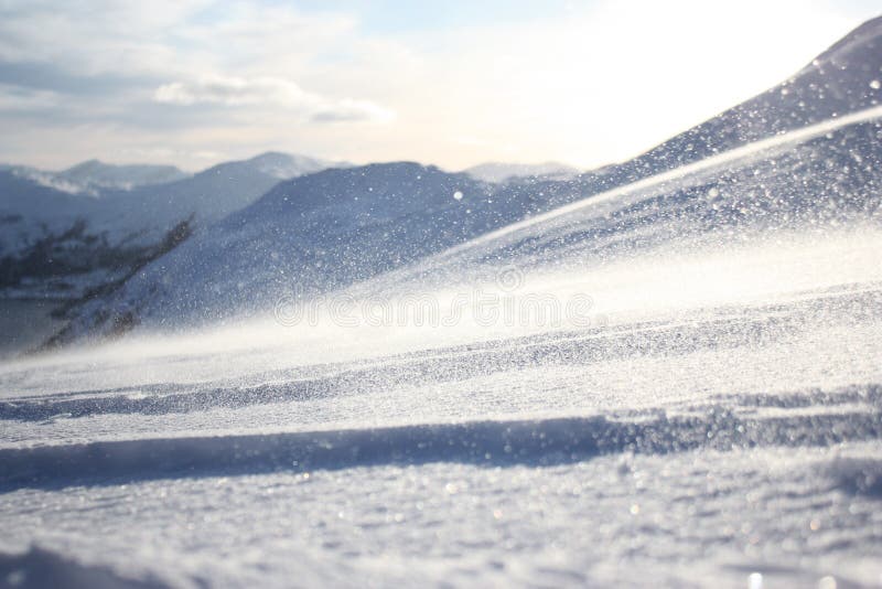 Powder snow stock image. Image of altitude, winter, clouds - 28856807