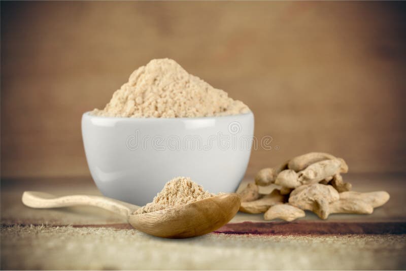 Powder spice stock photo. Image of bowl, longa, isolated - 59746142