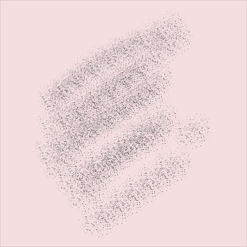 Powder texture or brush stock vector. Illustration of texture - 252103405