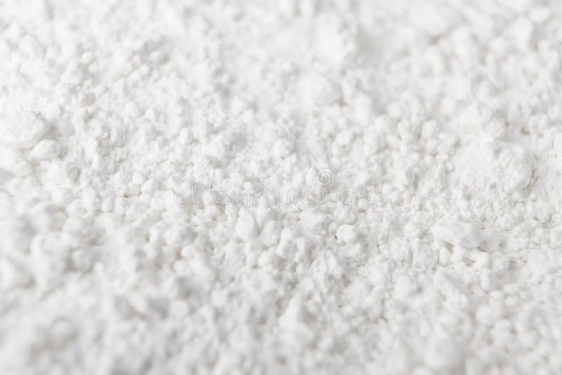 White Powder Of Concrete, Clay Or Bentonite Isolated On White ...