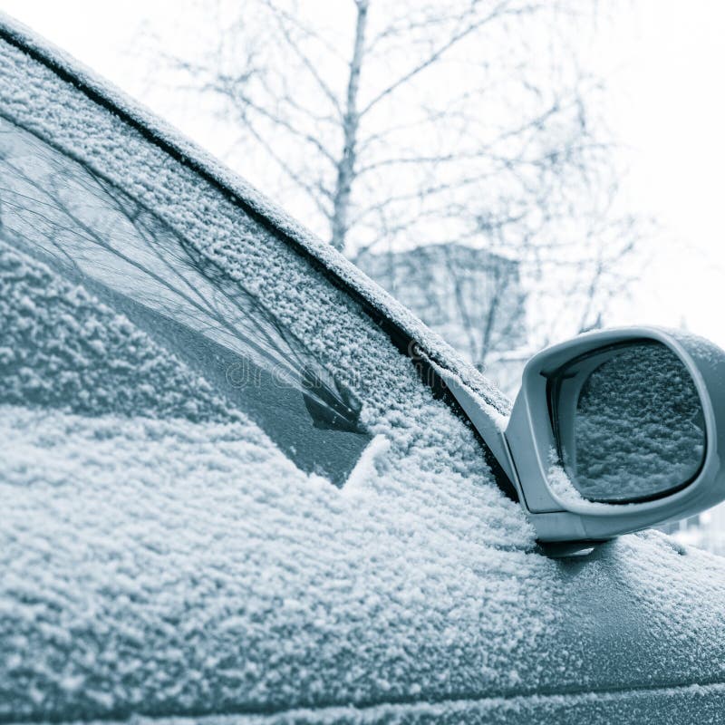 Powdered Car with the First Snow, the Problem of Cleaning the ...