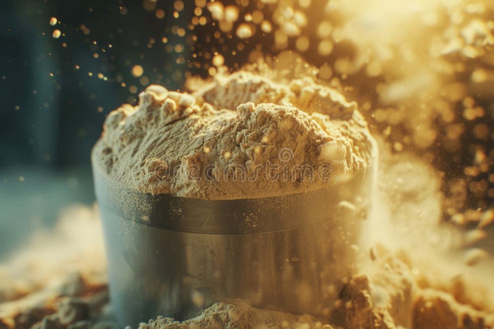 Powdered Metal Container stock image. Image of design - 374846019