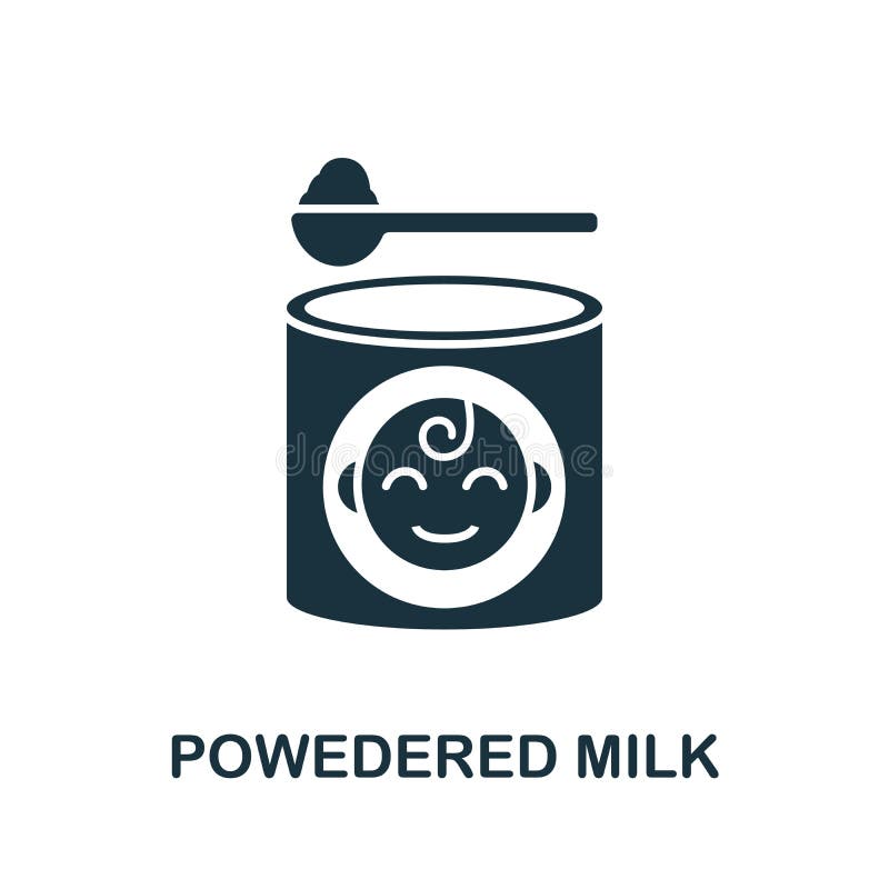Milk Icon. Monochrome Simple Drinks Icon for Templates, Web Design and ...