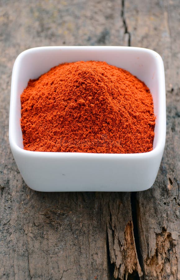 Powdered red pepper stock image. Image of powder, organic - 49057417