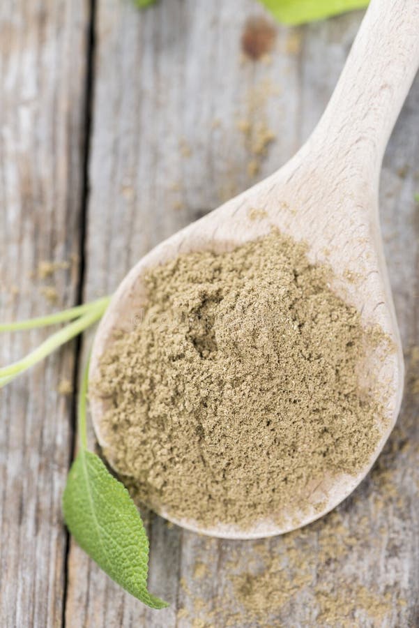 Powdered Sage stock image. Image of green, macro, food - 41595403