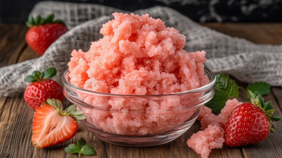 Powdered Strawberries Made from Fresh Strawberries through a Freeze ...