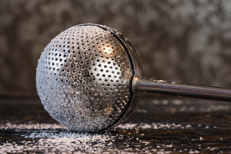 Powdered Sugar Duster stock image. Image of sifter, spilling - 85874513