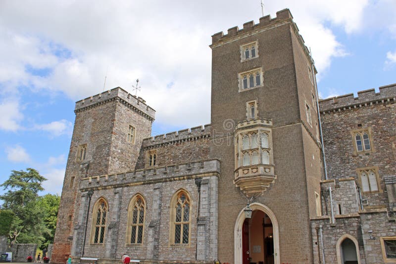 Powderham Castle, Devon stock image. Image of devon, estate - 98522233