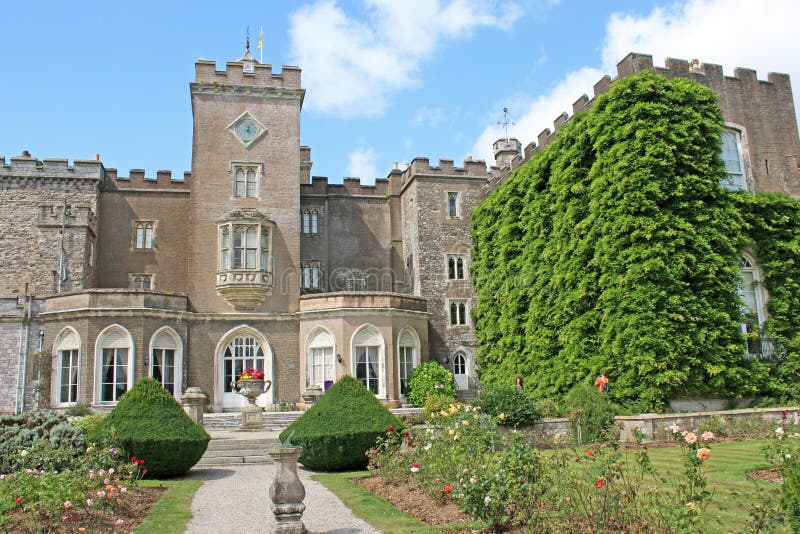 Powderham Castle, Devon stock image. Image of devon, estate - 98522233