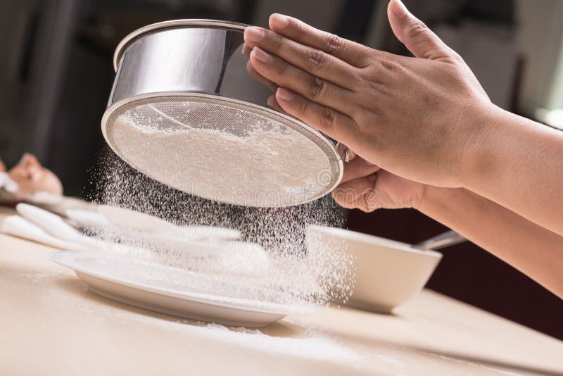 Powdering stock image. Image of utensil, cook, sieve - 59175797