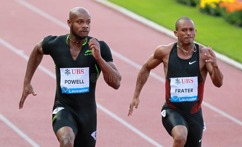 POWELL Asafa (JAM) editorial stock photo. Image of athlet - 20118413