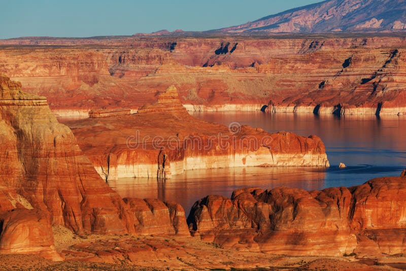 Powell lake stock photo. Image of powell, river, color - 59702616