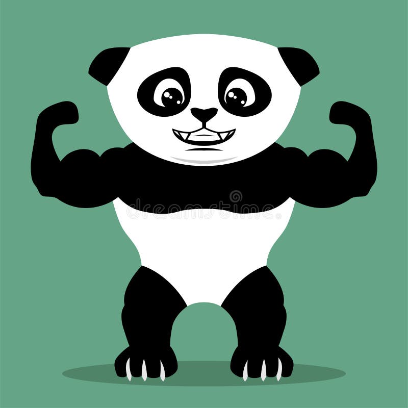 Muscle Panda Stock Illustrations – 159 Muscle Panda Stock Illustrations ...