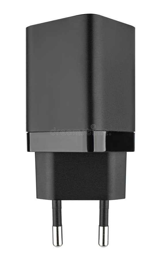 Power Adapter for Tablet Phone, on White Background in Insulation Stock ...