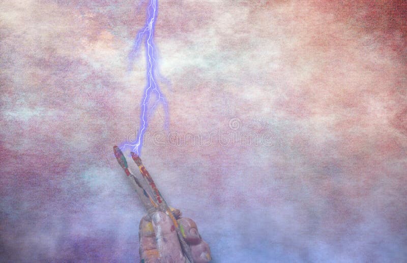 Power of Art Background stock illustration. Illustration of abstract ...