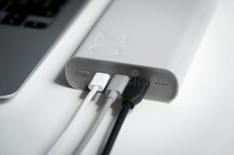 Power Bank Connected To Several Devices Stock Photo - Image of ...
