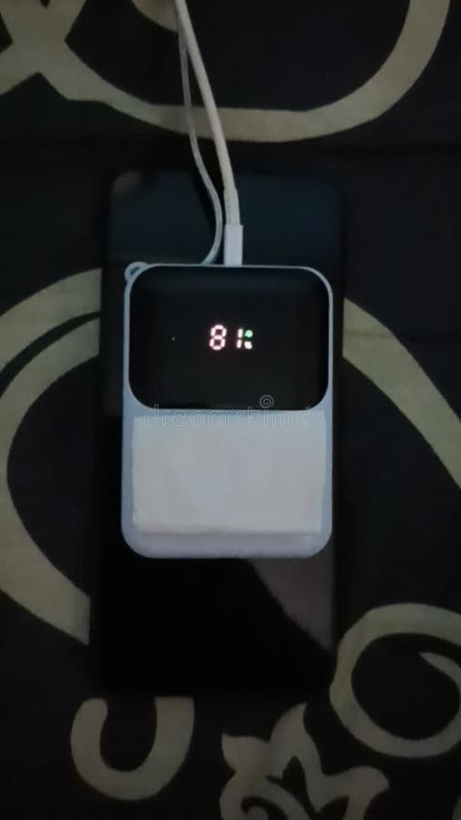 Digital Power Bank, Monitor Charging Accurately Stock Footage - Video ...