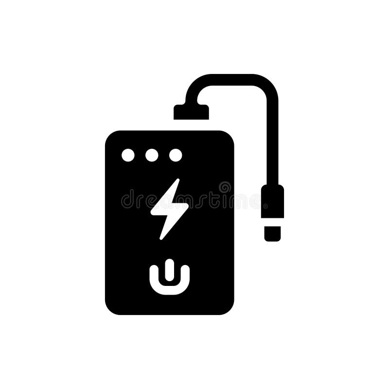 Power bank icon stock vector. Illustration of sign, power - 224208999