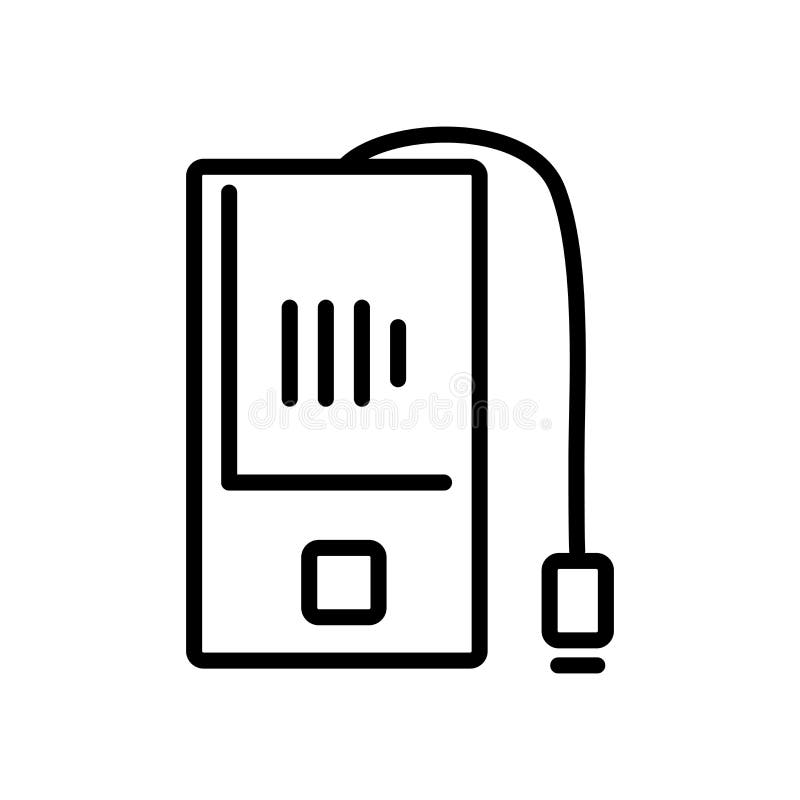 Power Bank Icon Vector Isolated On White Background, Power Bank Stock ...