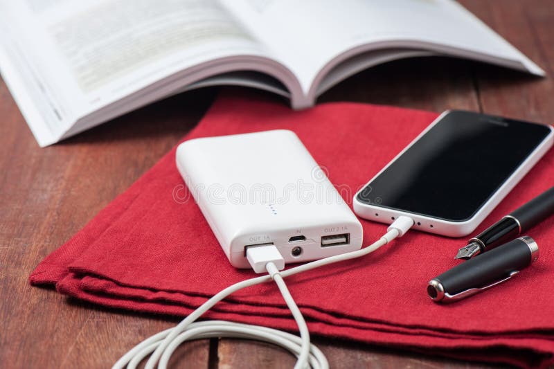Power Bank. Background for Design Stock Photo - Image of external ...