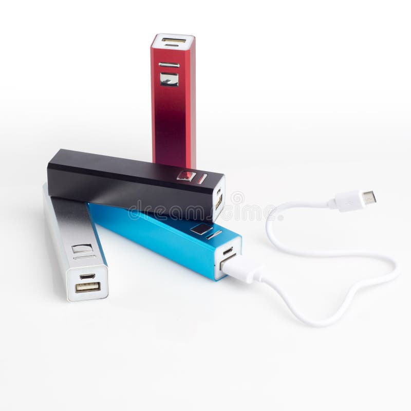 Power Bank Smartphone. Mobile Phone or Smartphone Battery Charging from ...