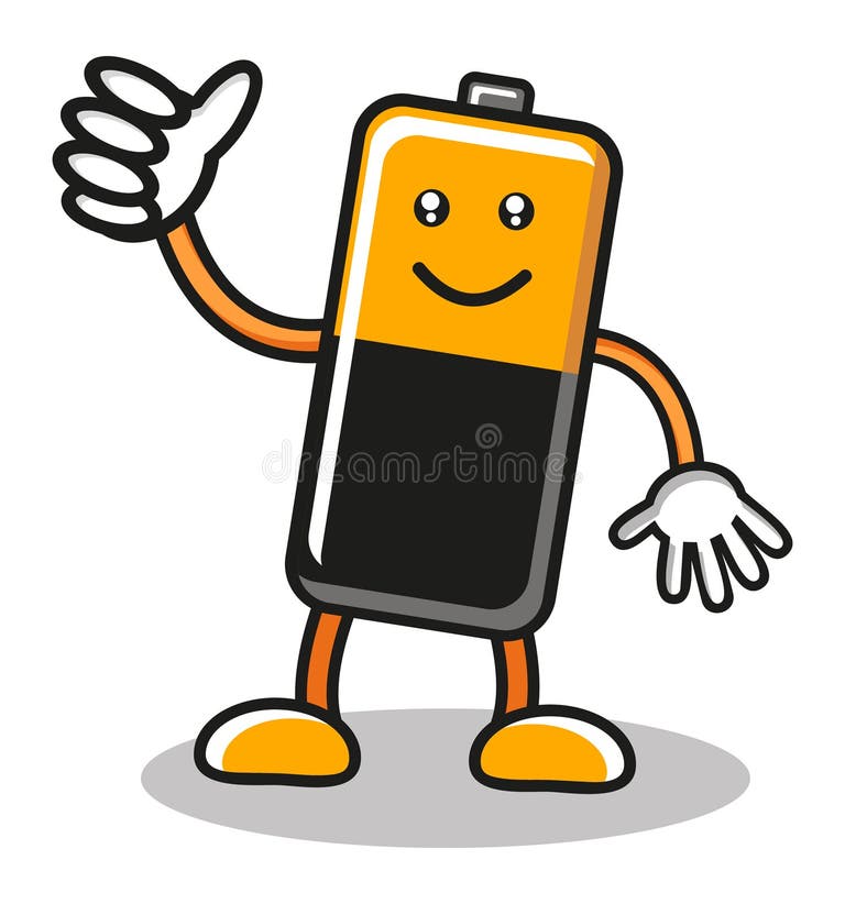 Cartoon Battery Sign Stock Illustrations – 7,162 Cartoon Battery Sign ...