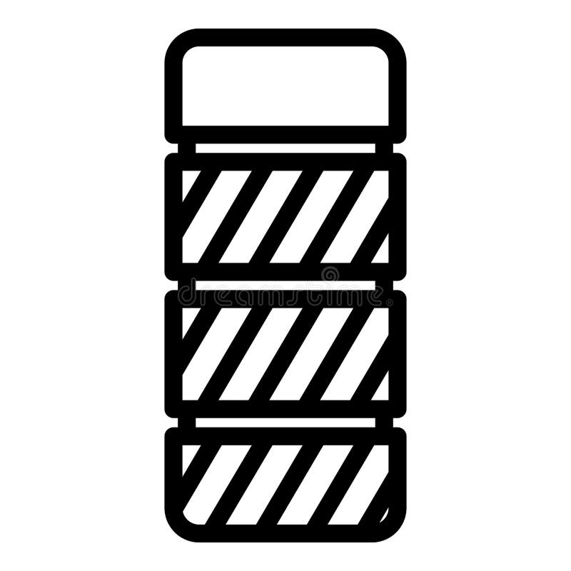 Man with Low Power Battery Icon, Cartoon Style Stock Vector ...