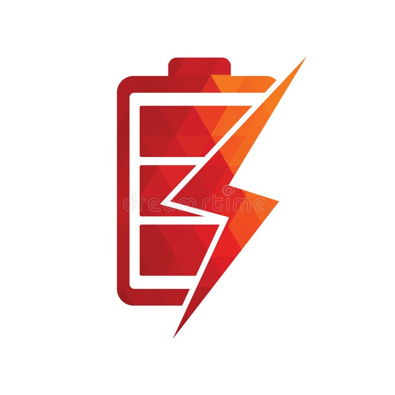Power Battery Logo Design Template. Stock Vector - Illustration of ...