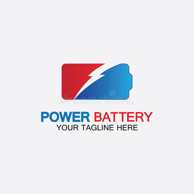 Power Battery Logo Icon Vector Illustration Design Template.Battery ...