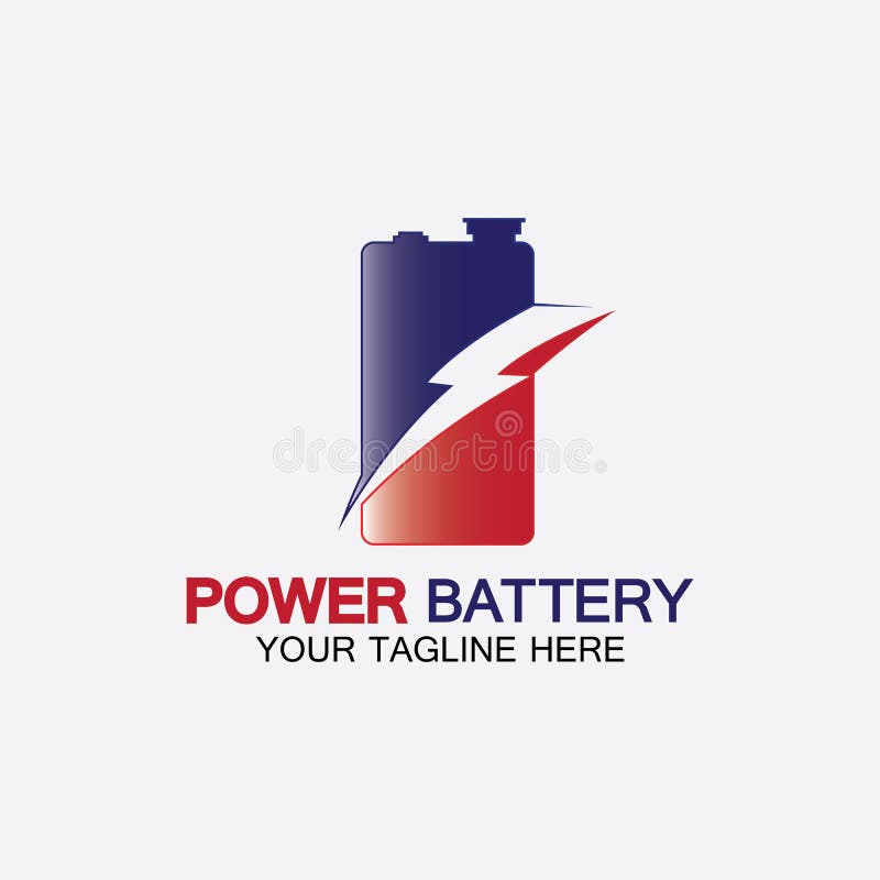 Power Battery Logo Icon Vector Illustration Design Template.Battery ...