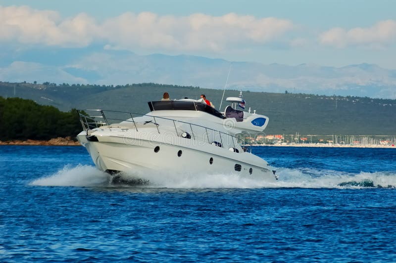 Power boat stock image. Image of trip, ocean, boats, travel - 1402965